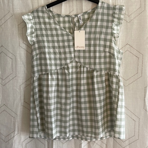 ePretty | Tops | Gingham Summer Top | Poshmark